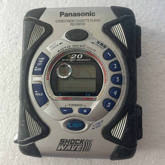 Panasonic | Portable Audio & Video | Vintage Panasonic Shockwave Stereo Radio Cassette Player ...